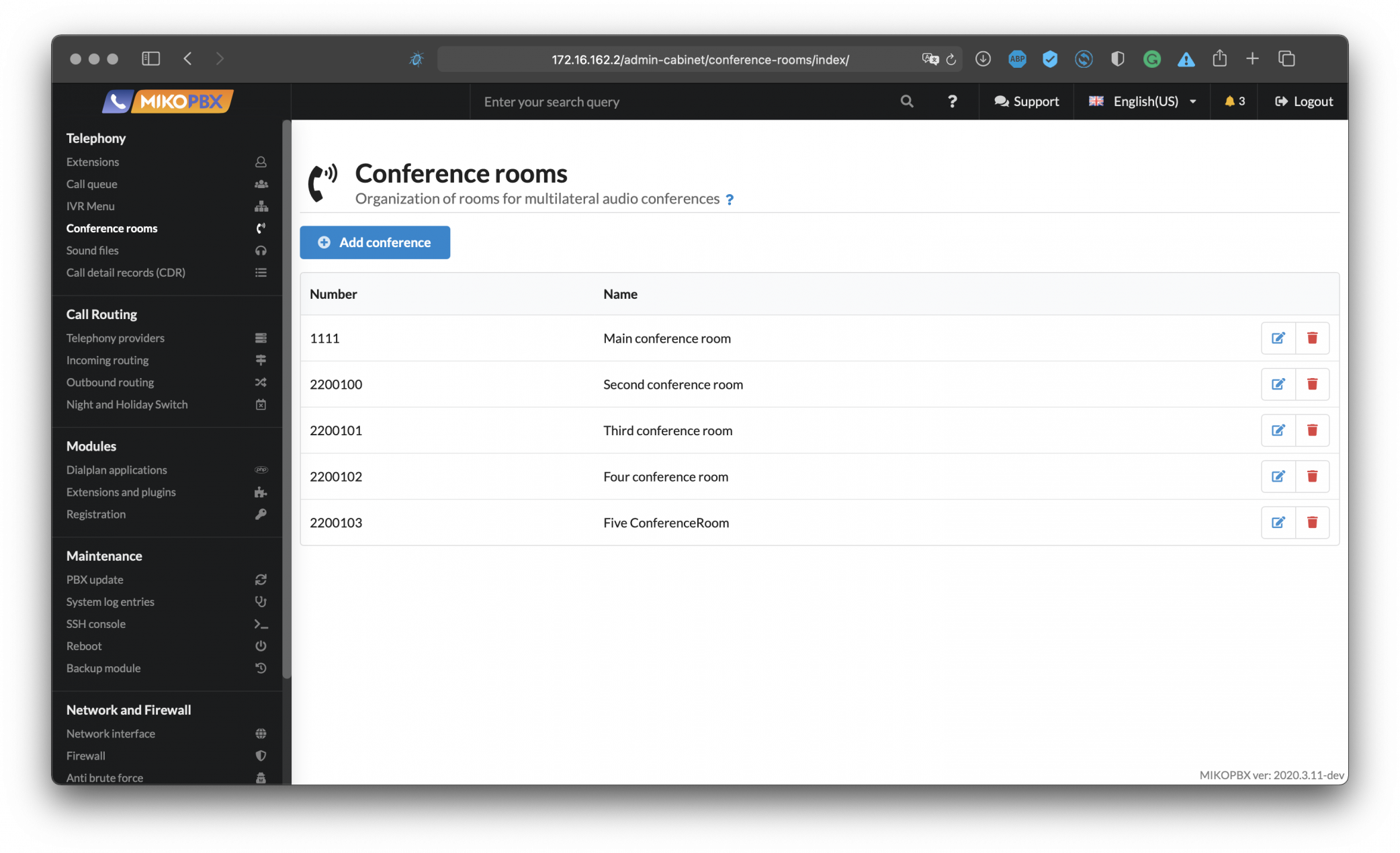 Free MikoPBX features